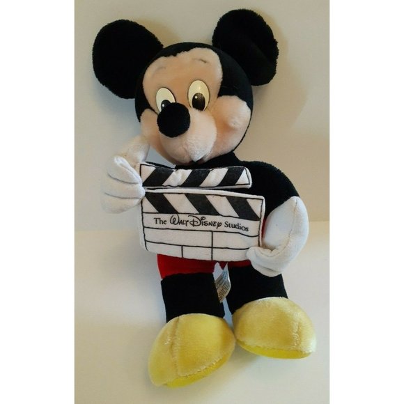 Disney | Toys | Mickey Mouse Movie Director Clapper Plush Walt Disney ...